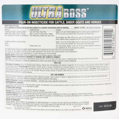 ULTRA BOSS POUR-ON | Western Ranch Supply
