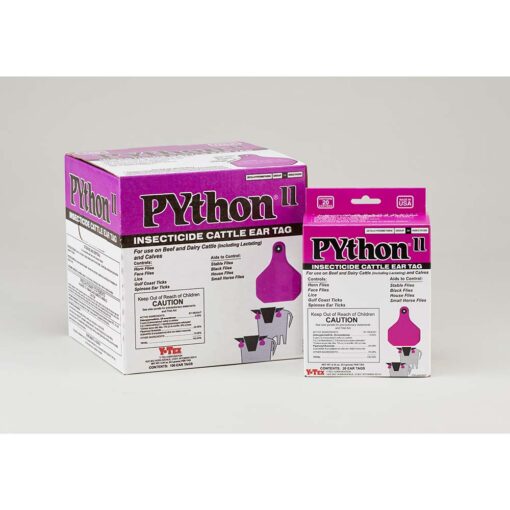 PYTHON II FLY TAGS – CATTLE INSECTICIDE TAGS | Western Ranch Supply