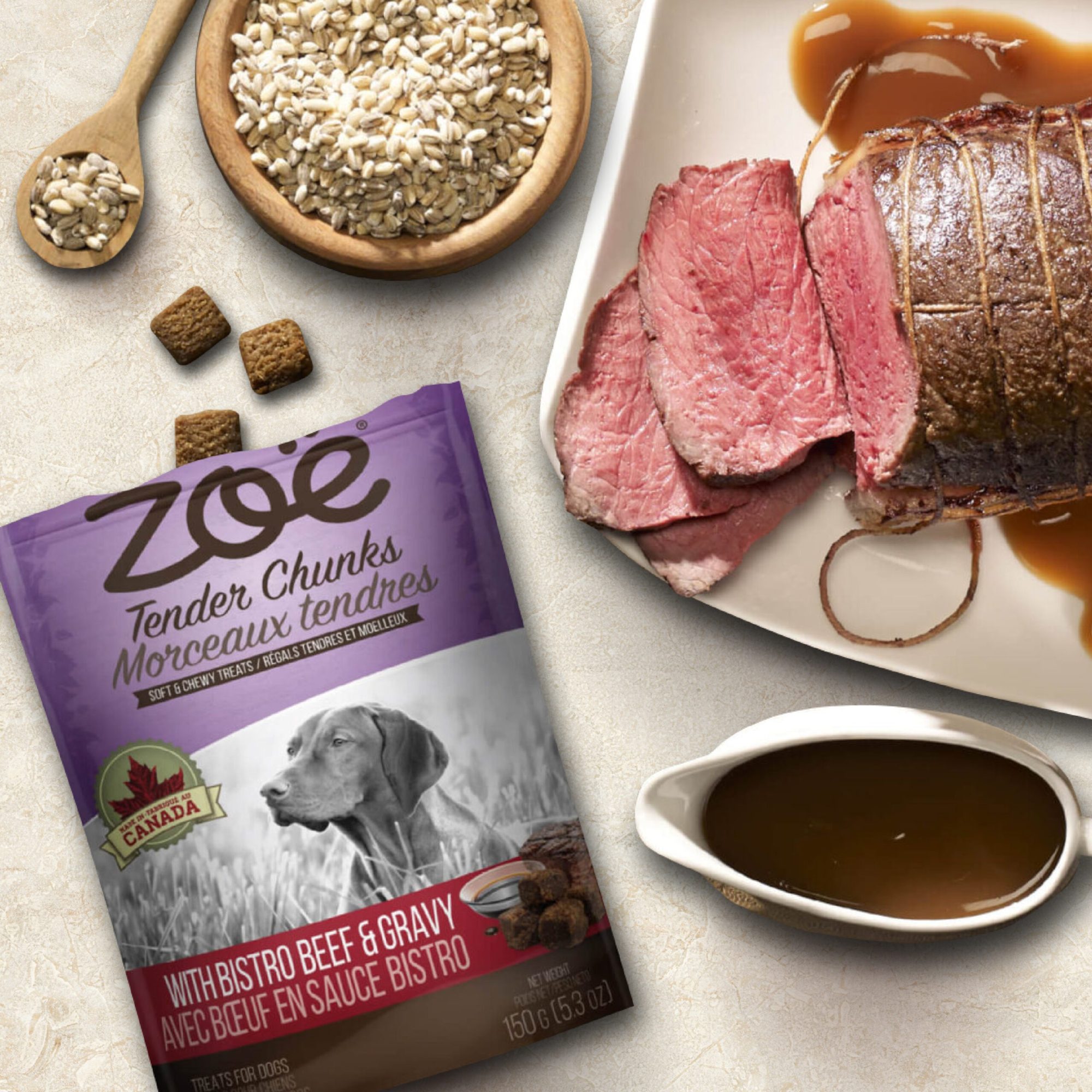 Zoe Tender Chunks with Bistro Beef & Gravy | WRS