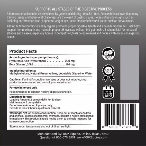 100X Equine 100X Gut X - 1 Gallon | WRS