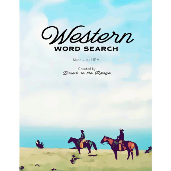 Bored on the Range Western Word Search | WRS